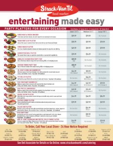 Catering Menu - Strack & Van Til Food Market