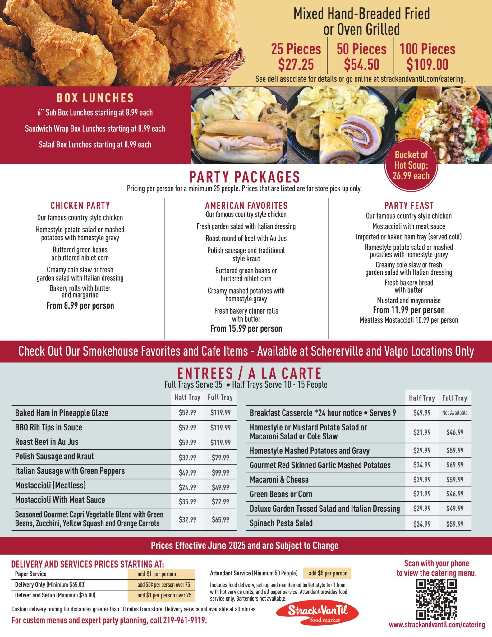 Catering Menu - Strack & Van Til Food Market